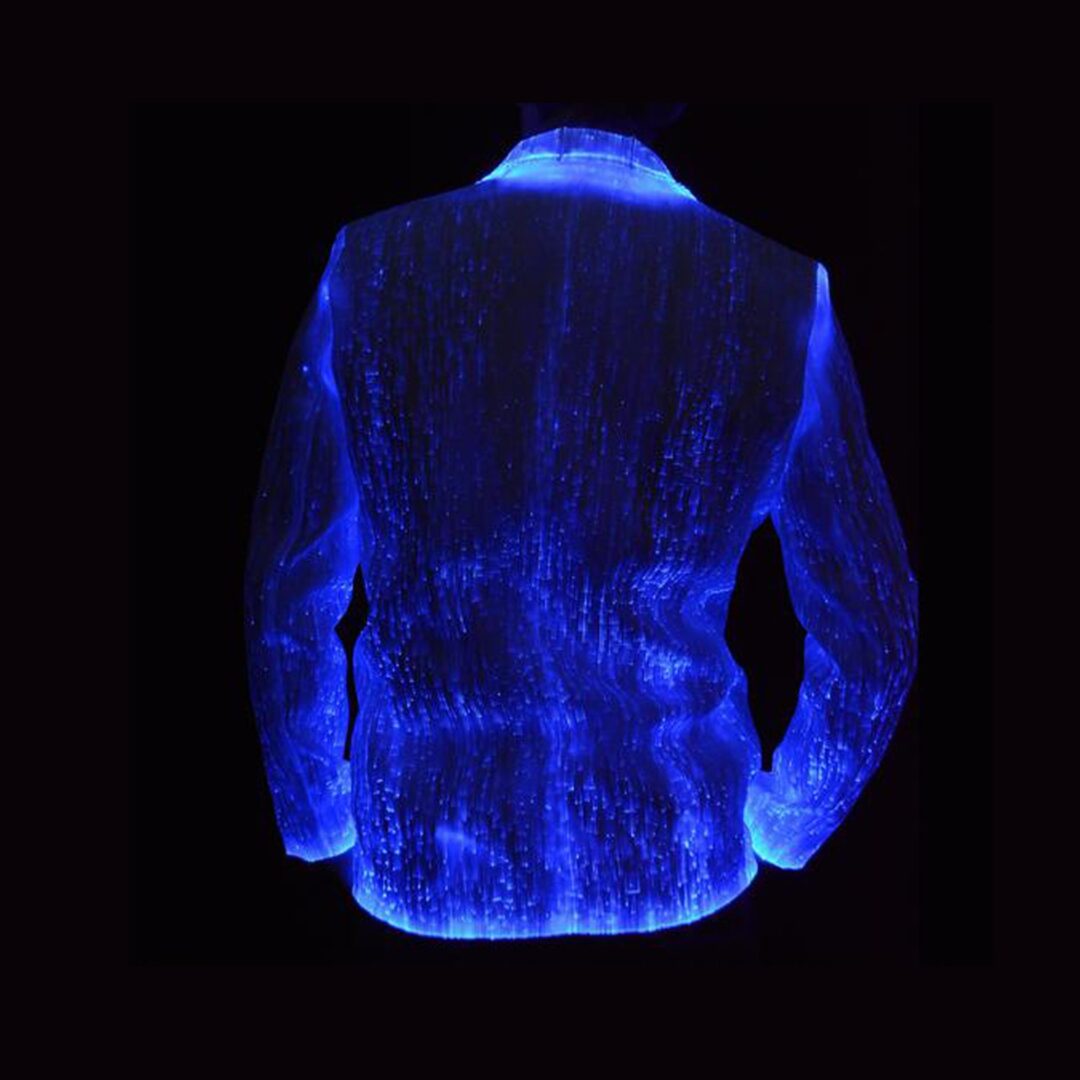 Fiber Optic Light Up Jacket For Men | Light Up Wear