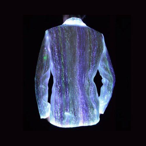 Fiber Optic Light Up Jacket For Men | Light Up Wear