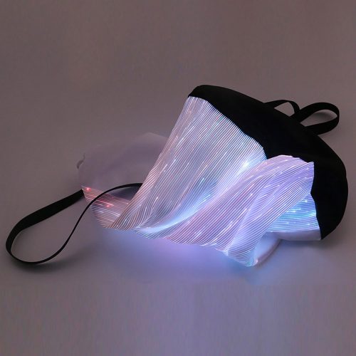 LED Backpack with Fiber Optic Fabric | Light Up Wear